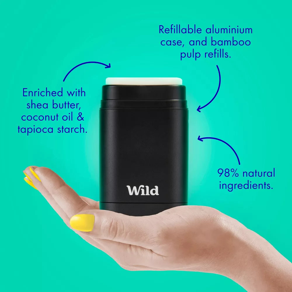 Wild Cosmetics - Refillable Bee Case with Honey & Cactus Flower - Alum ...